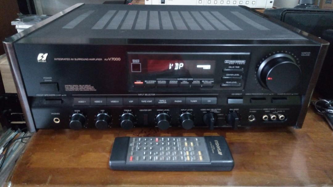 Sansui amplifier AU-V7000 245watts, Audio, Soundbars, Speakers & Amplifiers on Carousell