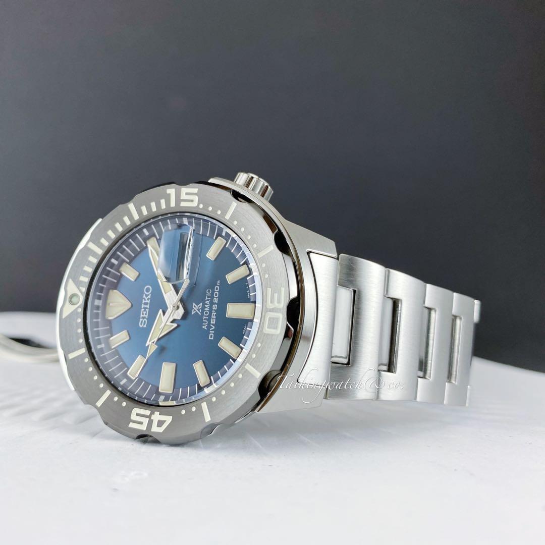 Seiko monster diver wstch in blue dial, Men's Fashion, Watches ...