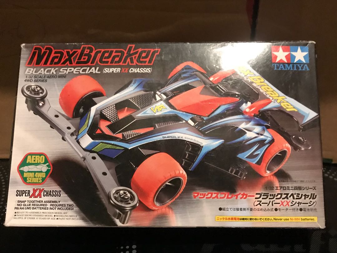 Tamiya 4wd 四驅車 maxbreaker max breaker black special 雙星 田宮, 興趣及遊戲, 玩具 ...