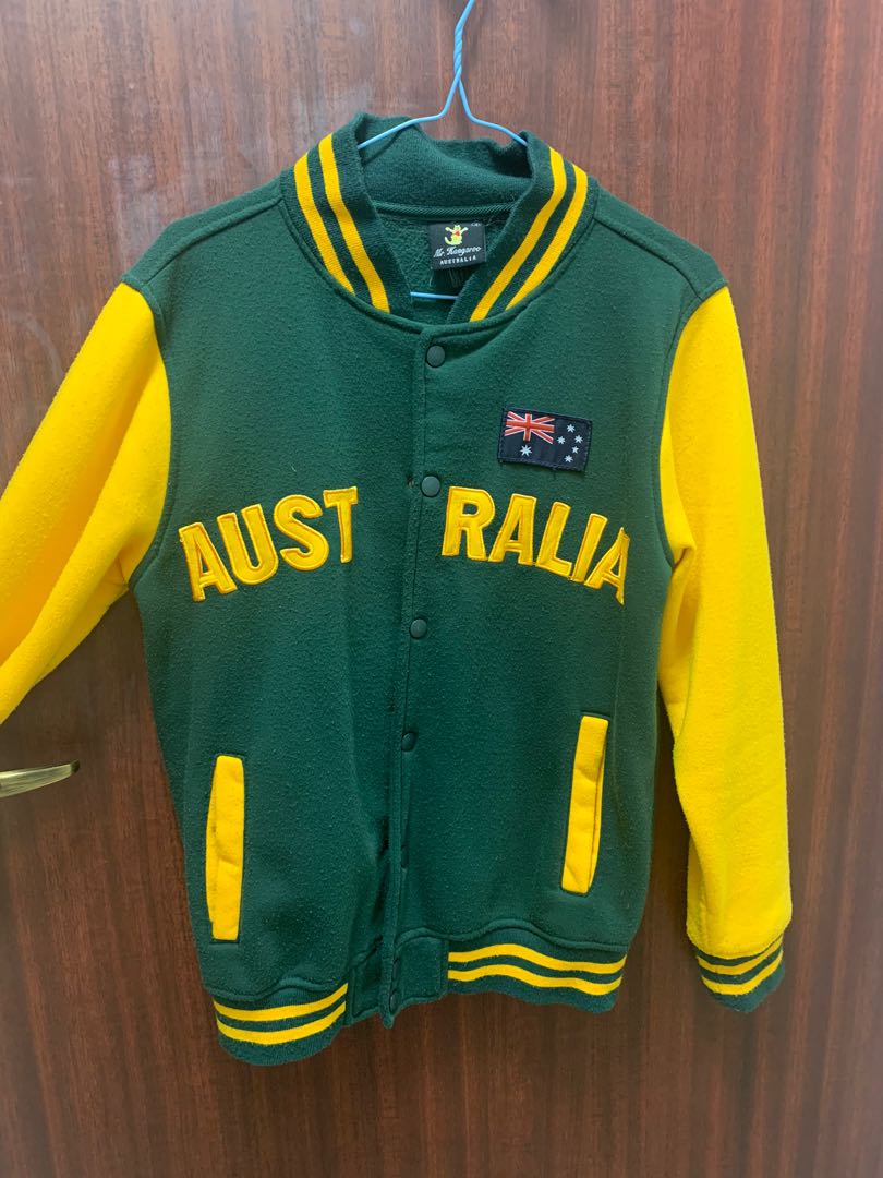 Team Australia Varsity Jacket, Men's Fashion, Activewear on Carousell