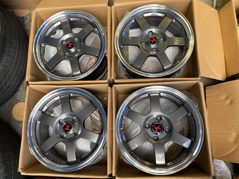 15" Fast & Furious A15050 4Holes pcd 100 Gunmetal mags, Car Parts ...