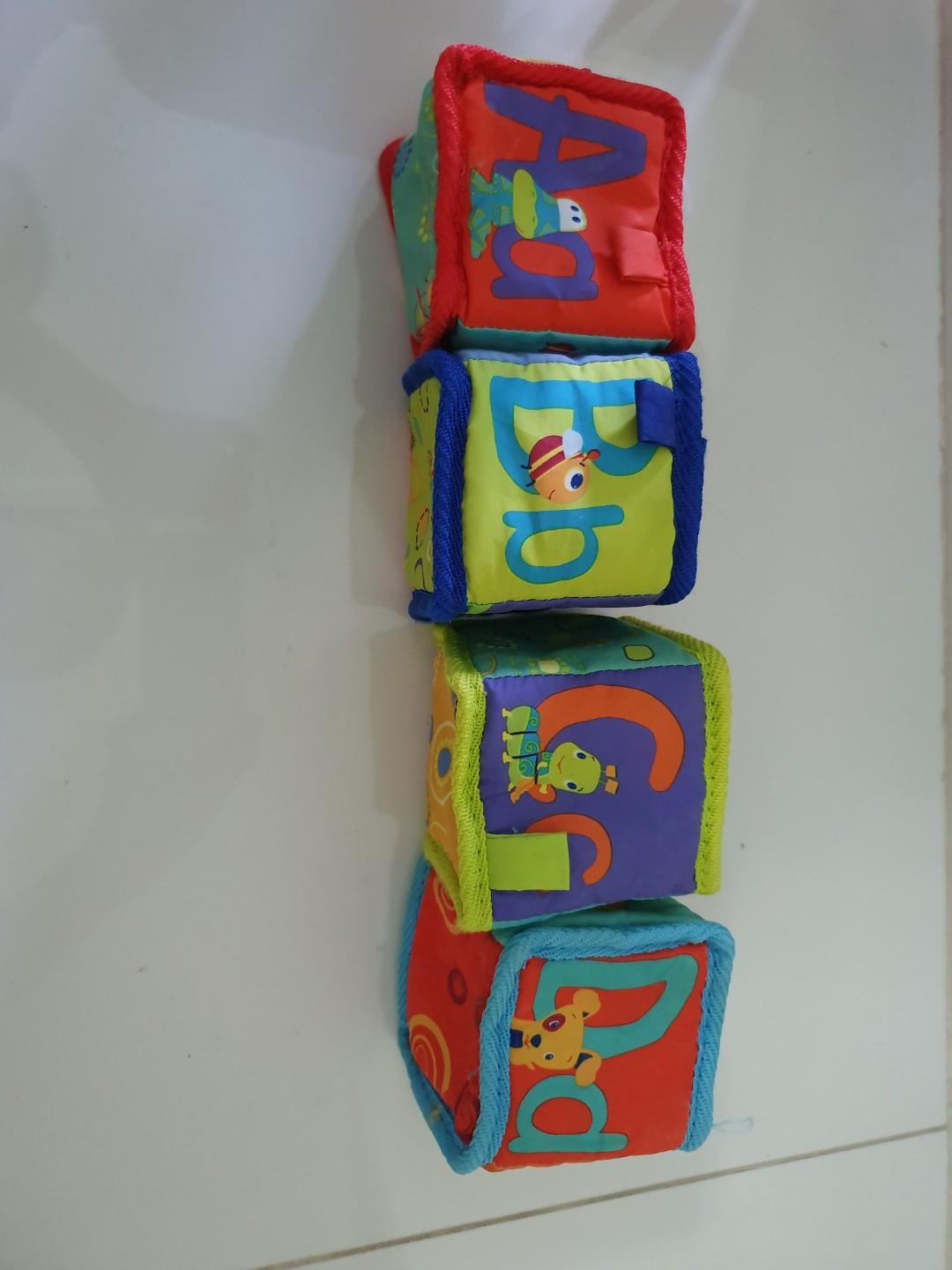 3 + 1 Grab & stack blocks, Hobbies & Toys, Toys & Games on Carousell