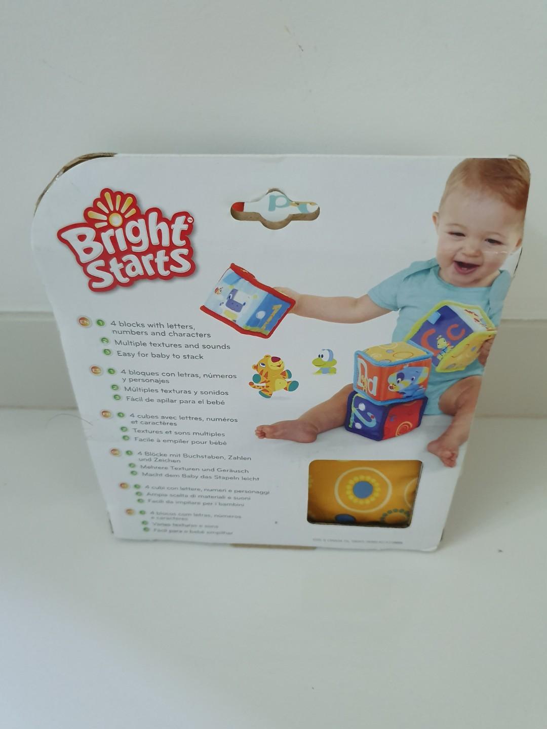 3 + 1 Grab & stack blocks, Hobbies & Toys, Toys & Games on Carousell