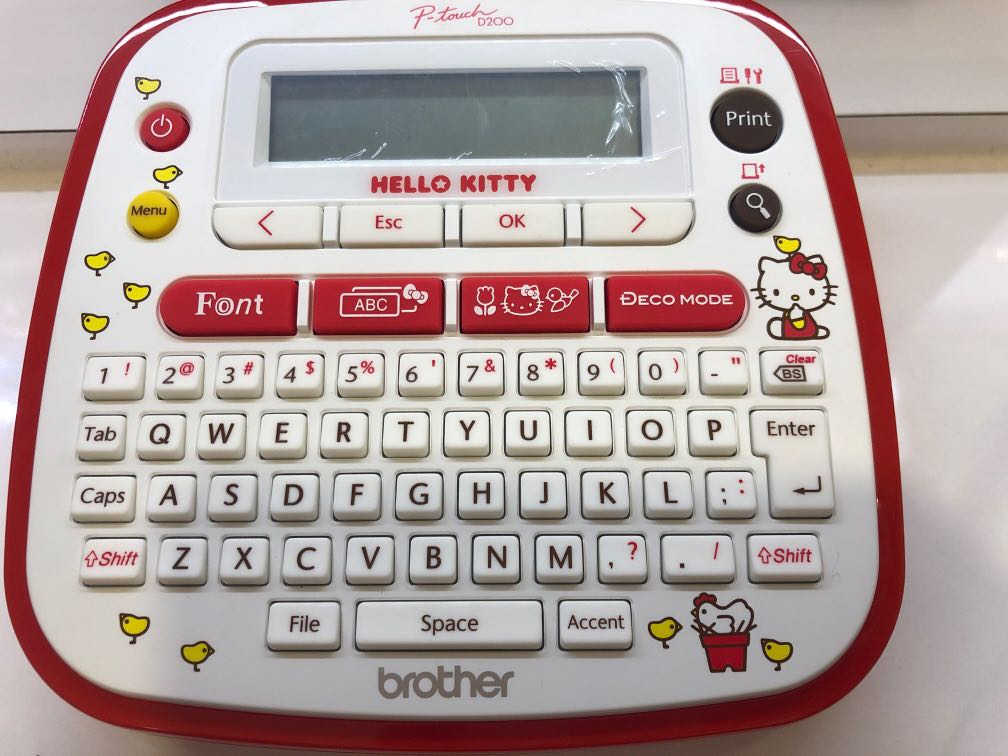 Brother Hello Kitty label printer, Hobbies & Toys, Stationery & Craft ...