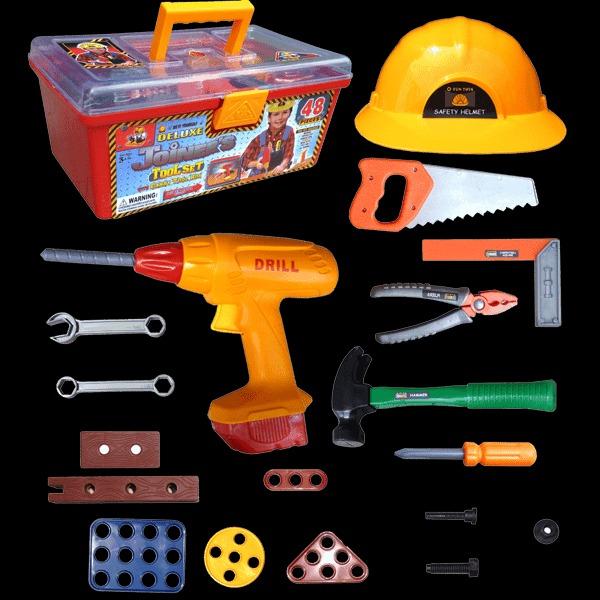 Deluxe Joiner’s Tool Set (With Carry Tool Box)(48 Pcs), Hobbies & Toys ...