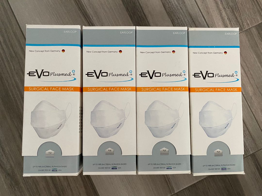 Evo Plusmed Surgical Face Mask 25s, Everything Else on Carousell