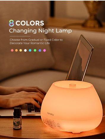 Homasy 500ml Essential Oil Diffusers for Aromatherapy, Large Capacity ...