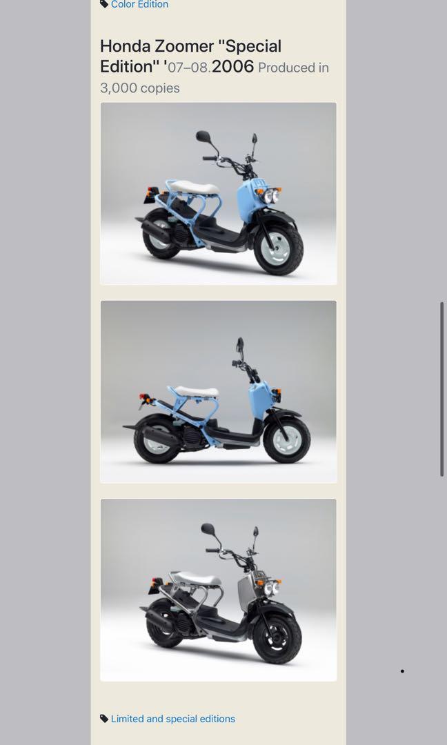 Honda zoomer (ruckus) Special edition, Motorbikes, Motorbikes for Sale ...