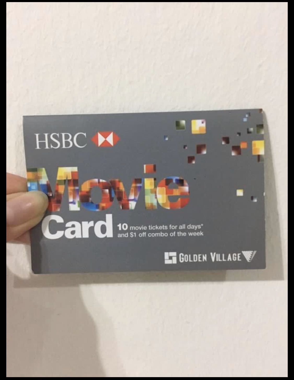 HSBC movie card, Tickets & Vouchers, Vouchers on Carousell