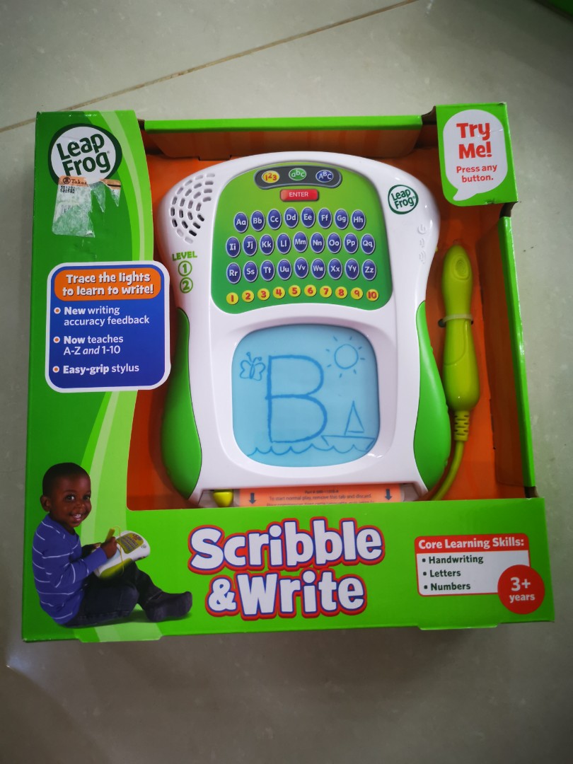 Leapfrog scribble and write, Hobbies & Toys, Books & Magazines, Children's Books on Carousell