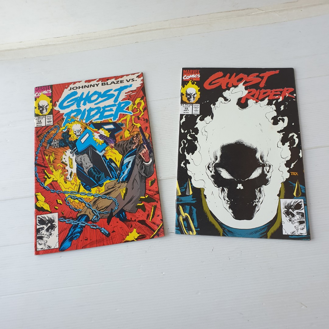 Marvel comic ghost rider issue # 14 , #15 book, Hobbies & Toys, Books ...