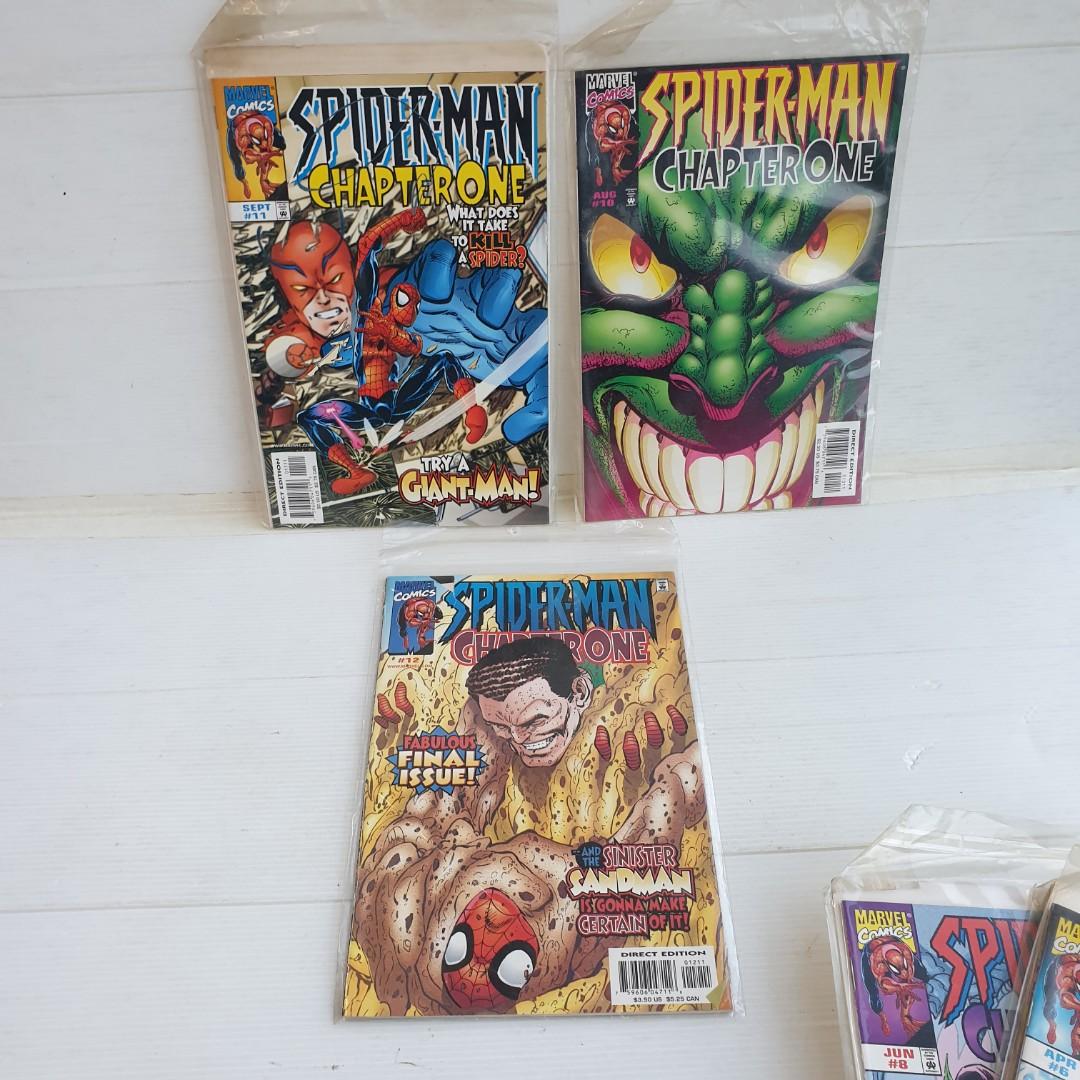 Marvel spiderman chapter one issue #0 to # 12 part comic series ...