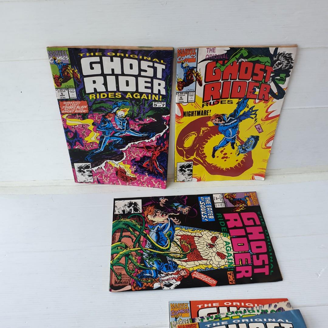 Marvel the orginal ghost rider rides again comic series, Hobbies & Toys ...