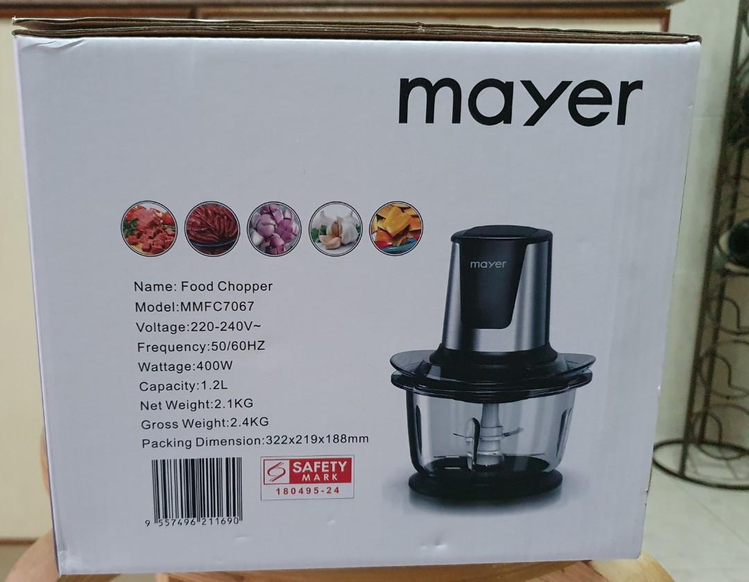 Mayer Food Chopper, TV & Home Appliances, Kitchen Appliances, Juicers ...