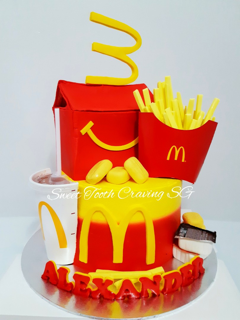 McDonalds Cake, Food & Drinks, Chilled & Frozen Food on Carousell
