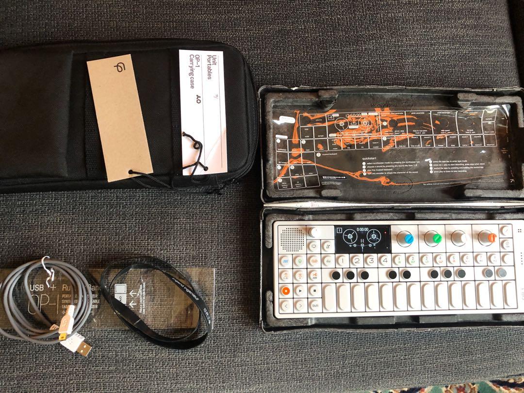 OP-1 portable synthesizer + carrying case, Hobbies & Toys, Music ...