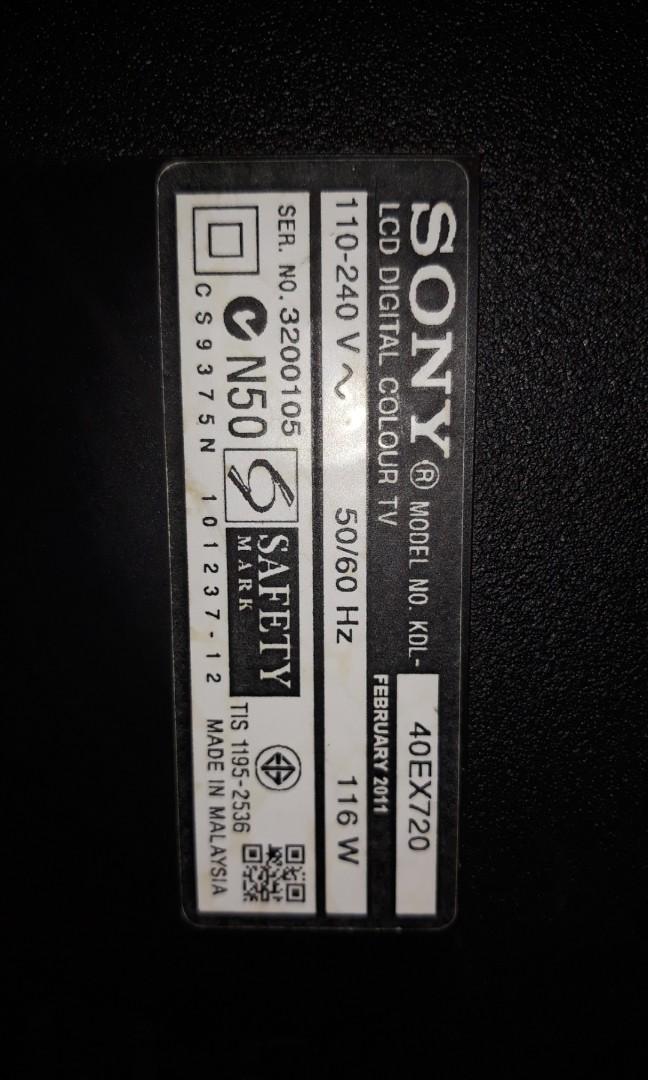 Power board Sony LED TV, TV & Home Appliances, TV & Entertainment, TV ...