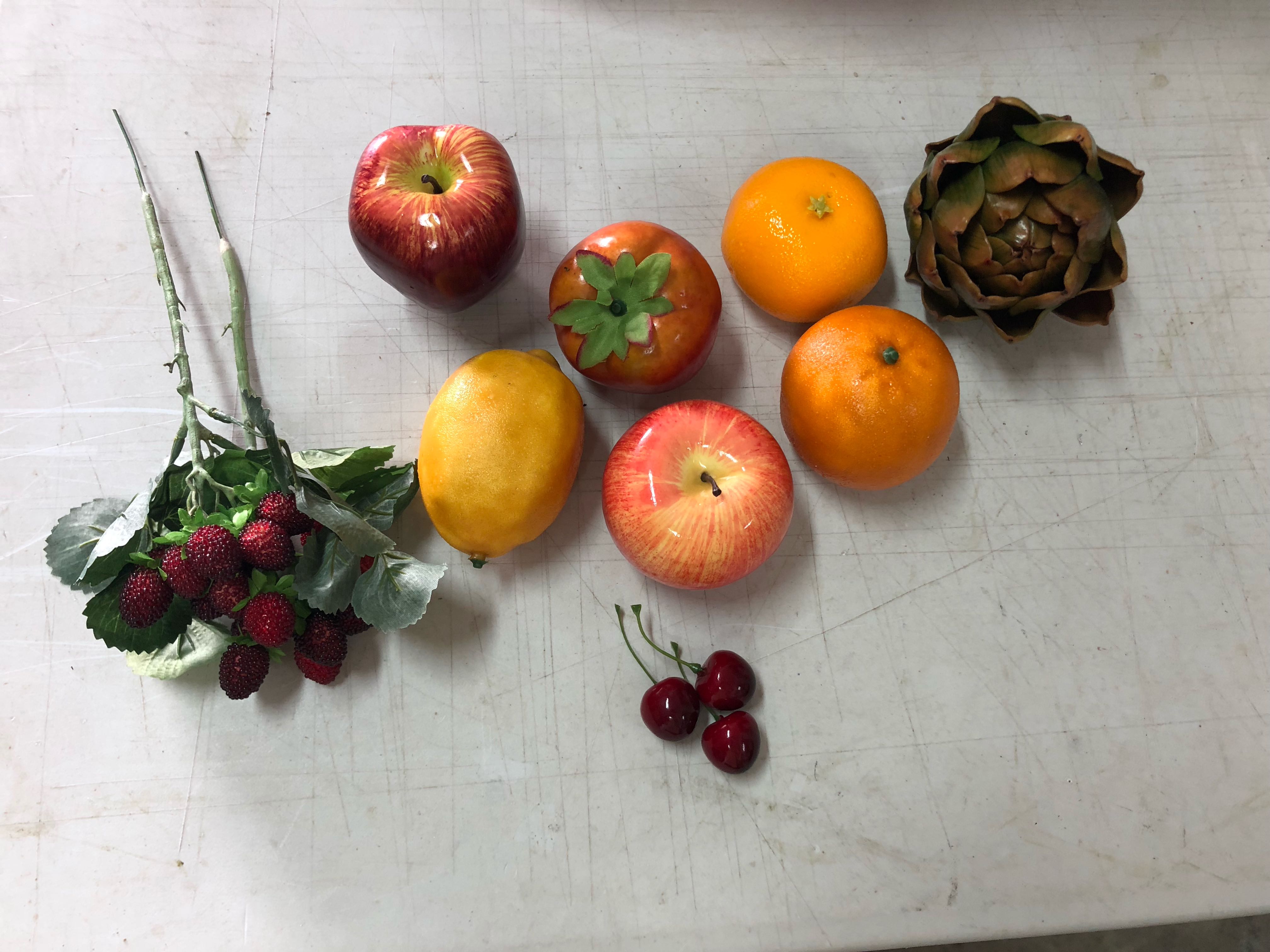 Realistic artificial fake fruits , Furniture & Home Living, Home Decor ...