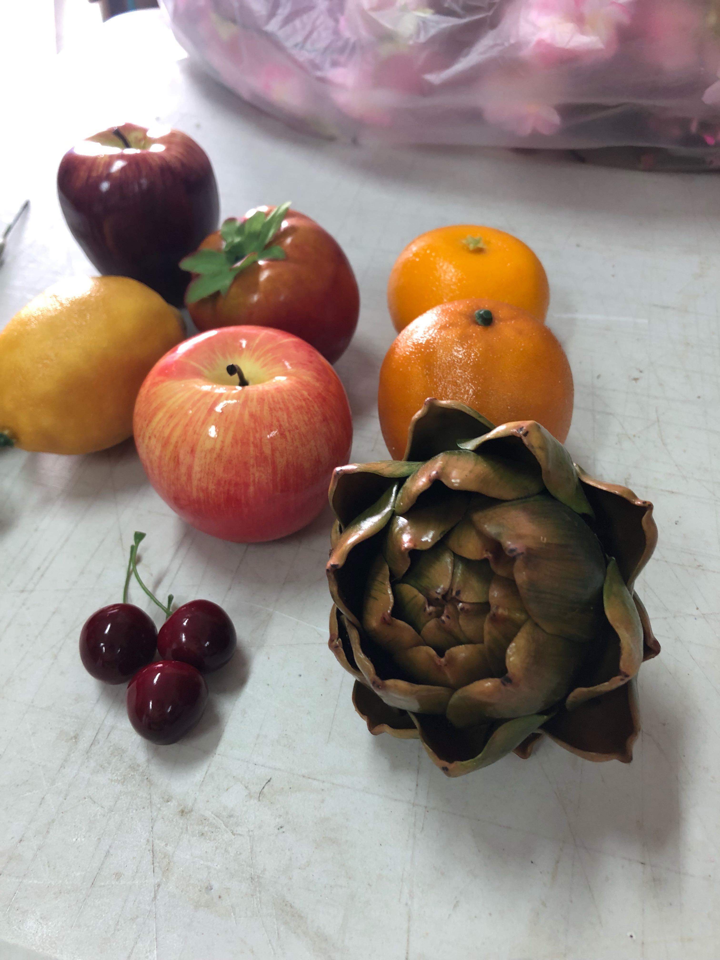 Realistic artificial fake fruits , Furniture & Home Living, Home Decor ...