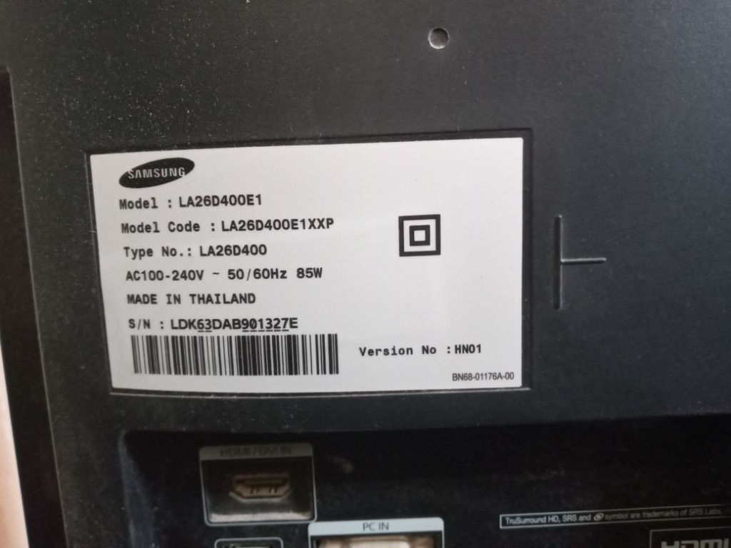 Samsung LA26D400E1, TV & Home Appliances, TV & Entertainment, TV on ...