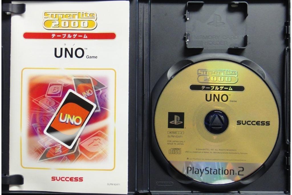 SONY PS2 SUPERLITE 2000 TABLE GAME SUCCESS UNO GAME 遊戲 日版 SLPM62471 (BUY-00358), 興趣及遊戲, 玩具 & 遊戲類 ...
