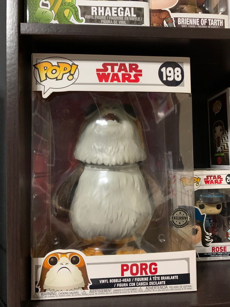 10 inch Star wars porg funko pop-$50, Toys & Games, Bricks & Figurines ...