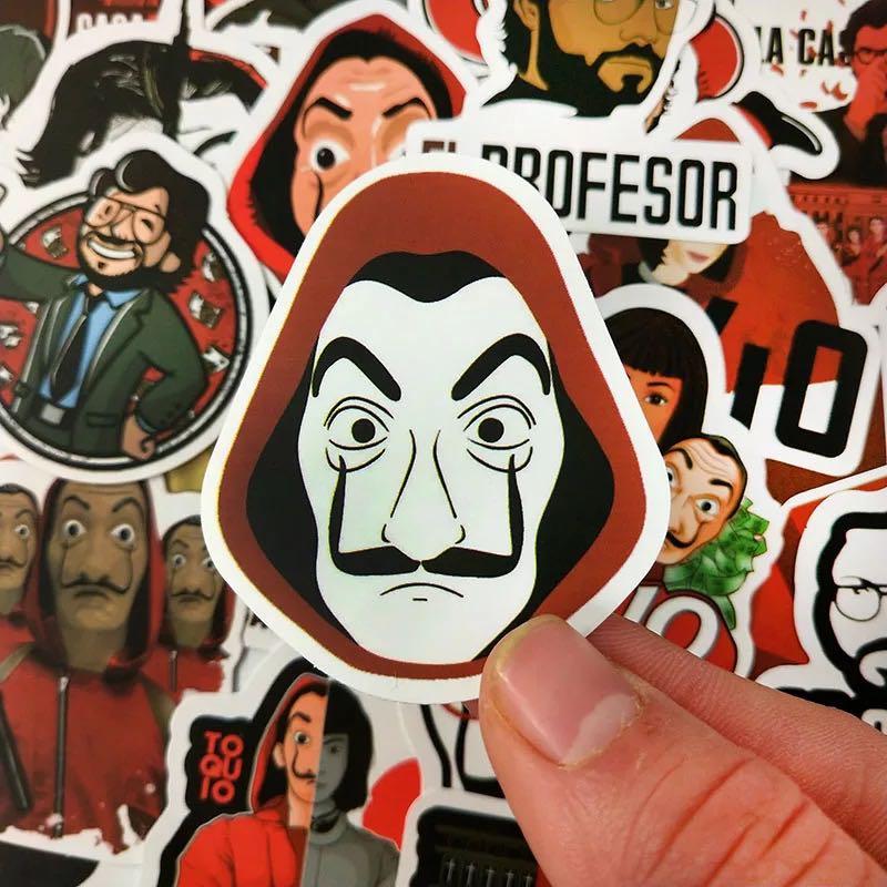 (Stickers) 50pc La Casa De Papel Money Heist Netflix Television Series ...