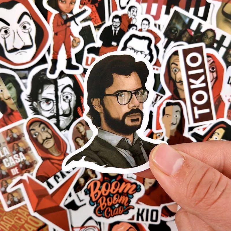 (Stickers) 50pc La Casa De Papel Money Heist Netflix Television Series ...
