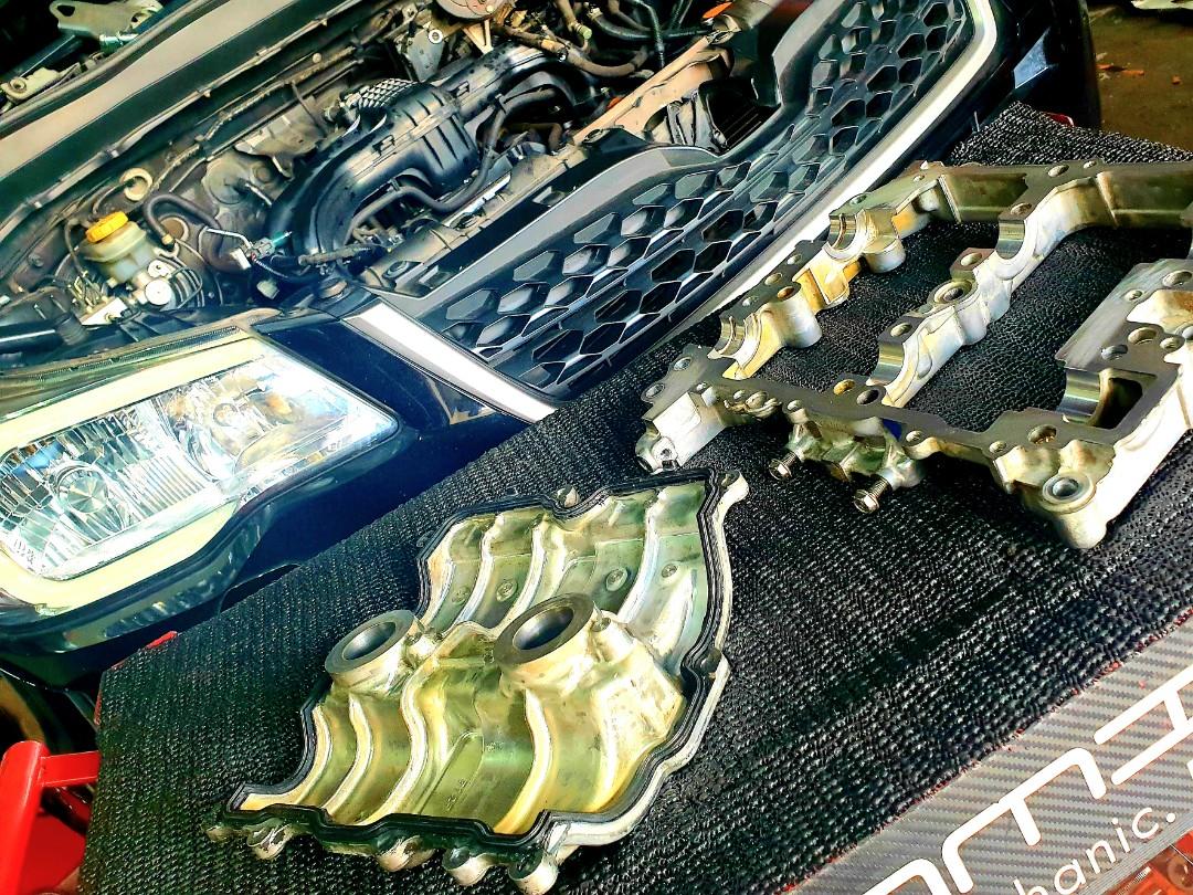 Subaru : Engine Valve Cover (1st & 2nd layer) & Timing Cover Oil ...