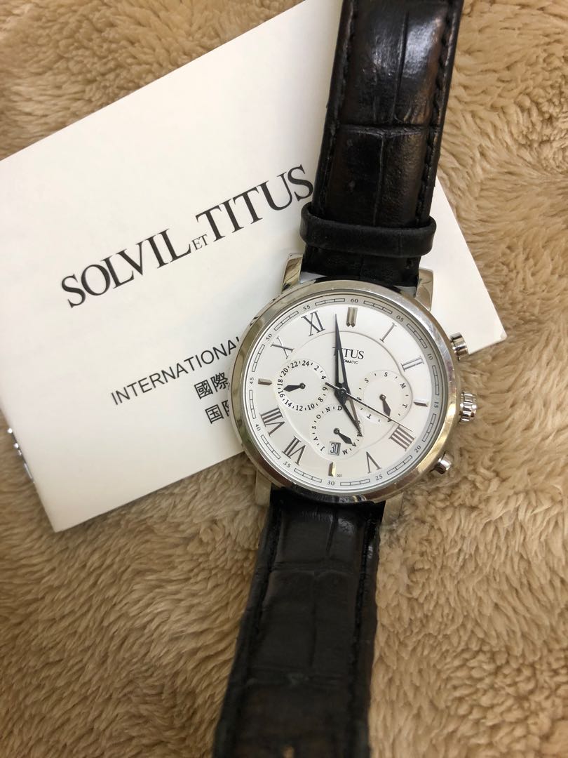 Titus Watch 鐵達時手錶, 名牌, 手錶 - Carousell