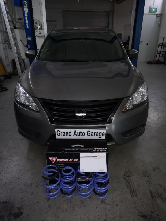 Triple S Lowering Spring for Nissan Sylphy, Car Accessories ...