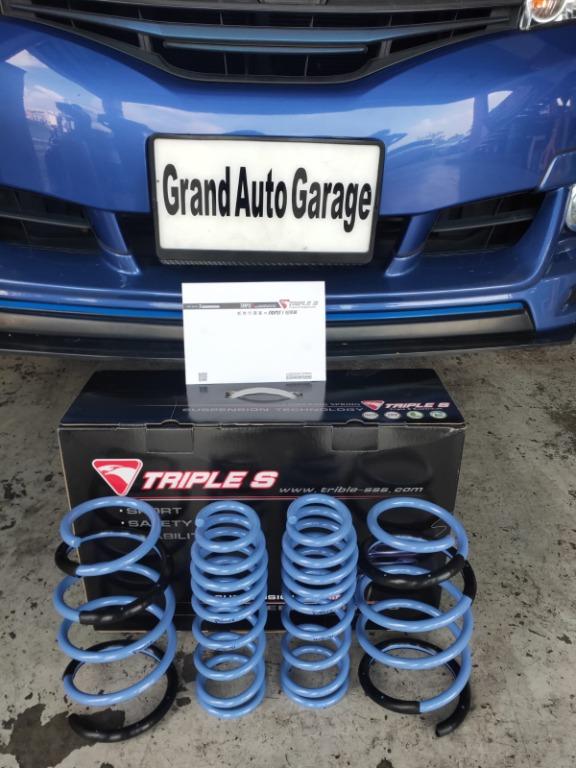 Triple S Lowering Spring for Toyota Wish, Car Accessories, Accessories ...