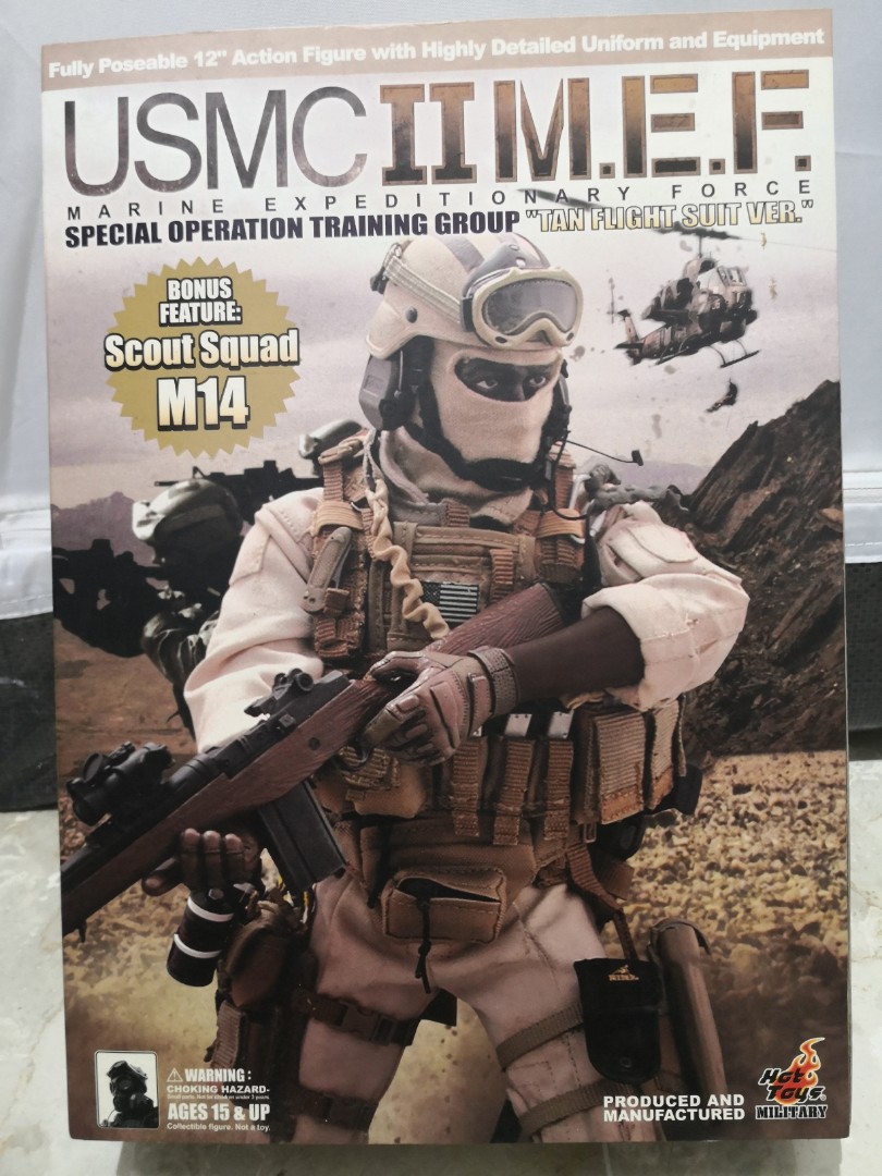 Hot Toys - USMC II M.E.F. Marine Expeditionary Force, Special Operation ...