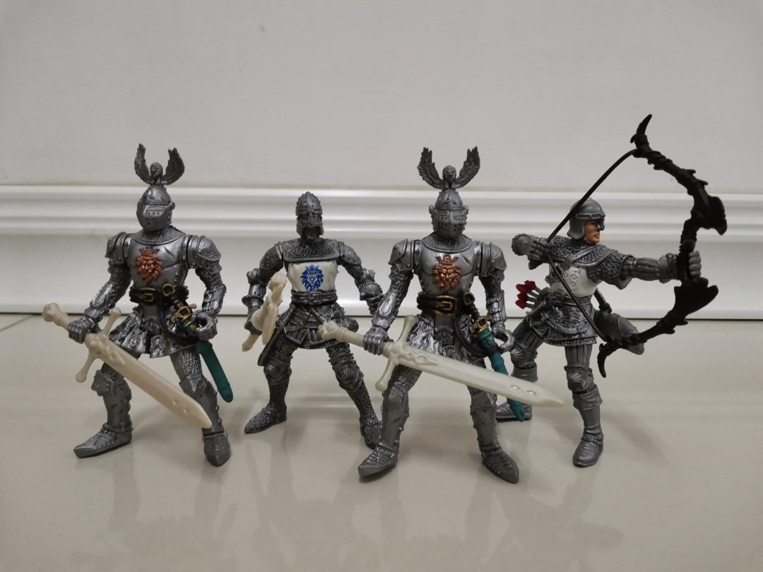 1/18 Medieval Knights battle pack action figure set of 9, Hobbies ...