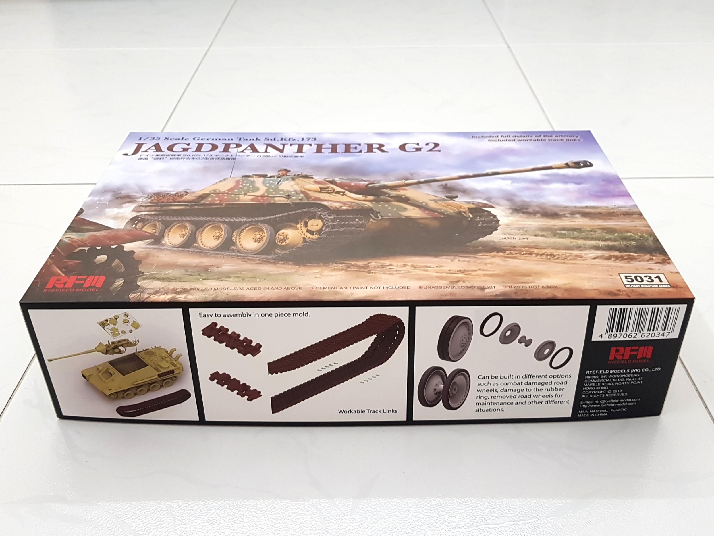 1/35 5031 Ryefield Model German Tank Sd Kfz 173 Jagdpanther G2 (2nd ...