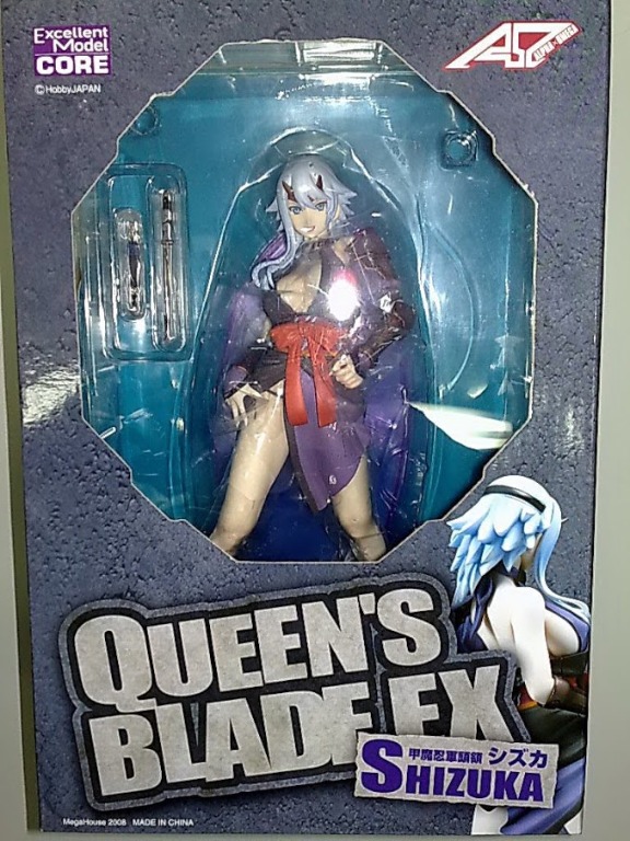 全新末開封品 Megahouse Hobby Japan Excellent Model Core Queen's Blade 甲魔忍軍頭領 Shizuka & 近衛隊隊長 Elina 女皇之 ...