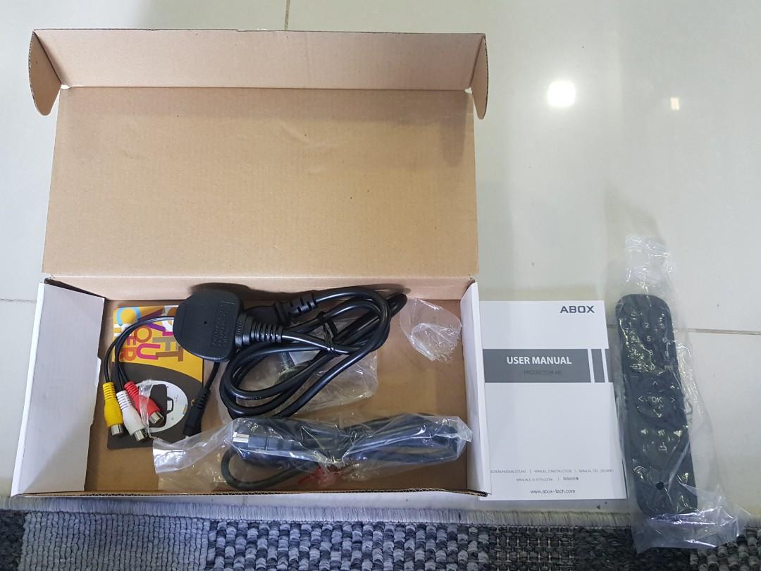 abox a6 home theater projector, TV & Home Appliances, TV & Entertainment, Entertainment Systems ...
