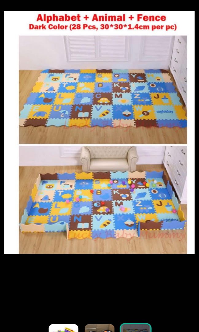 Alphabet Playmat, Babies & Kids, Infant Playtime on Carousell