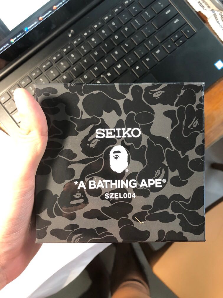 Bape Seiko SZEL004, Men's Fashion, Watches & Accessories, Watches on ...