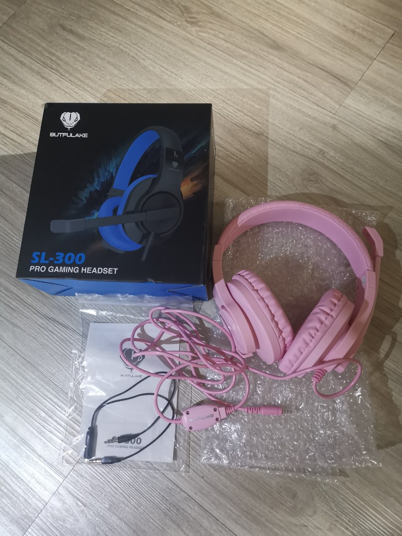 BNIB SL-300 BUTFULAKE Stereo Headset Over Ear Headphones with Noise ...