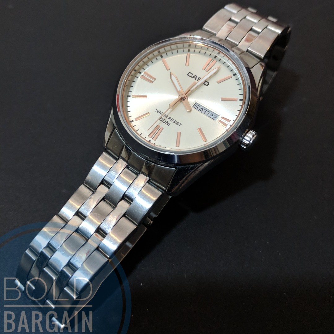 CASIO MTP-1335 Wrist Watch with Date, Luxury, Watches on Carousell