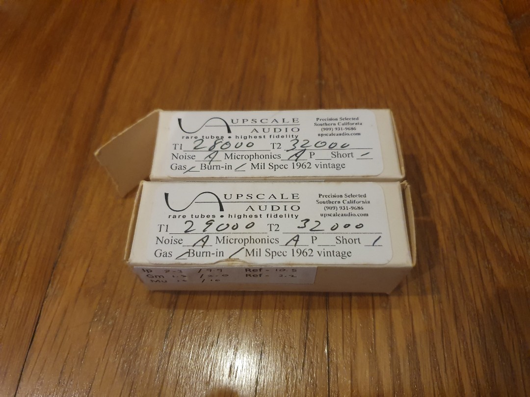 Cifte 12AU7 vacuum tubes (matched pair), Audio, Other Audio Equipment ...