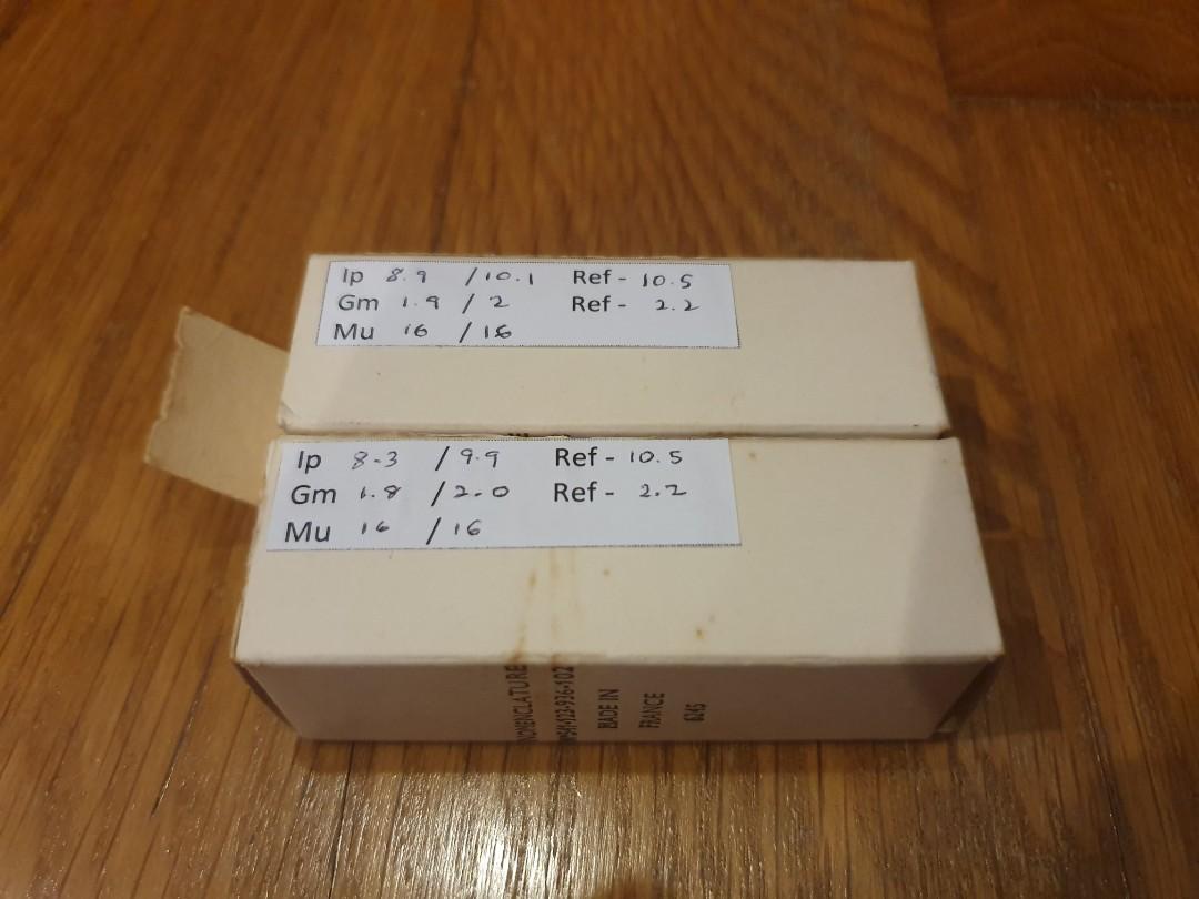 Cifte 12AU7 vacuum tubes (matched pair), Audio, Other Audio Equipment ...