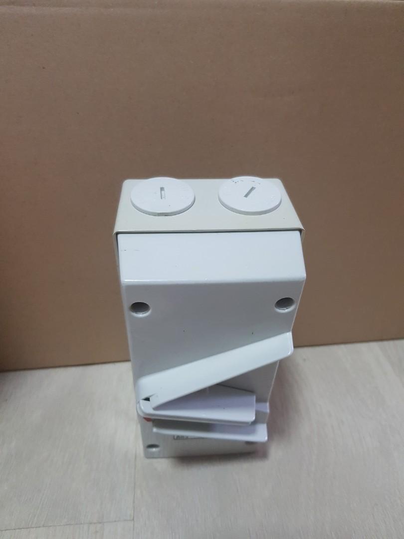 Clipsal 20A 250V Surface Mount Single Pole Isolating Switch IP66, Electronics, Others on Carousell