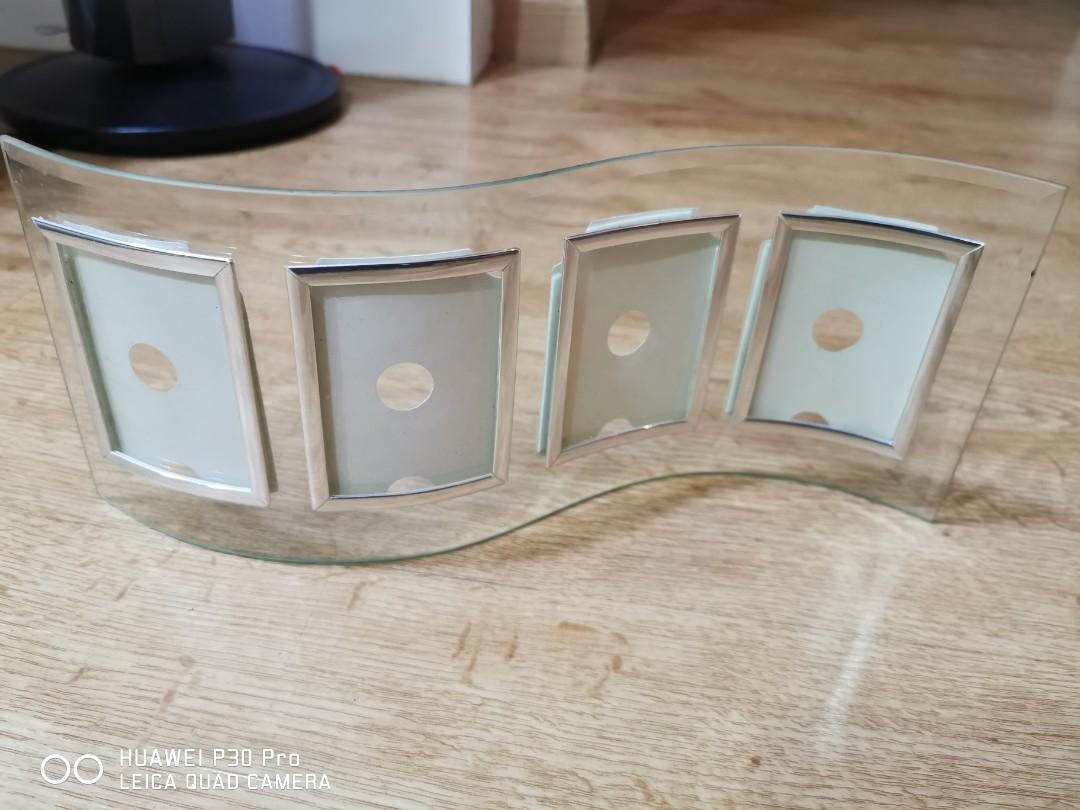 Curved glass photo frame, Furniture & Home Living, Home Decor, Frames ...