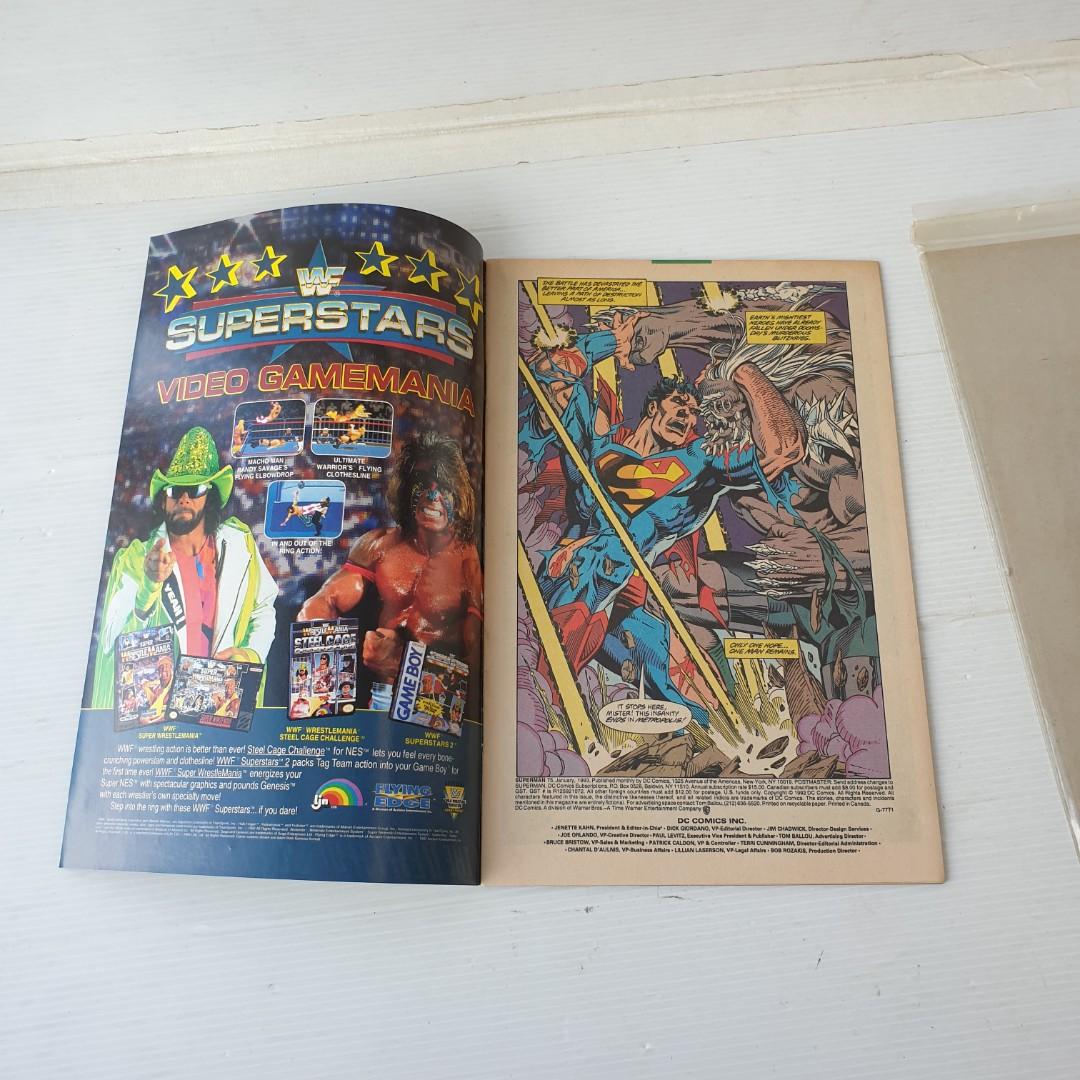 DC death of superman comic mini series, Hobbies & Toys, Books ...