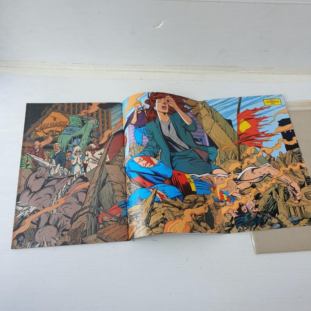 DC death of superman comic mini series, Hobbies & Toys, Books ...