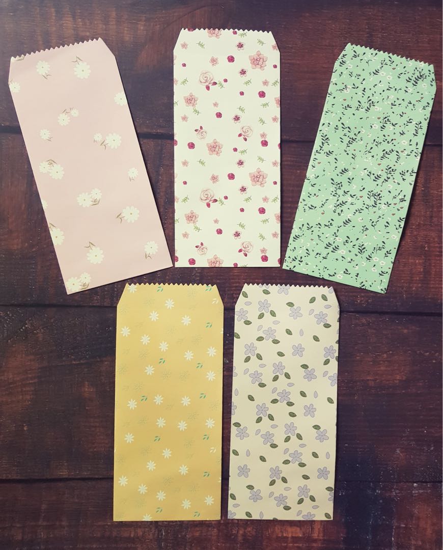 Floral Envelopes (Vertical), Hobbies & Toys, Stationary & Craft, Craft ...