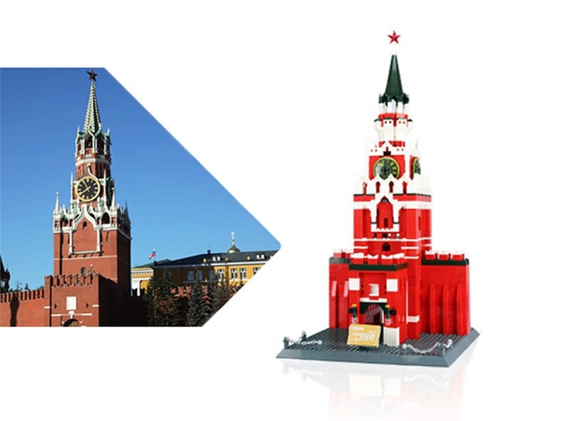 FREE DELIVERY Wange The Spasskaya Tower of Moscow Kremlin Castle ...