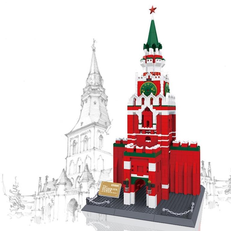 FREE DELIVERY Wange The Spasskaya Tower of Moscow Kremlin Castle ...